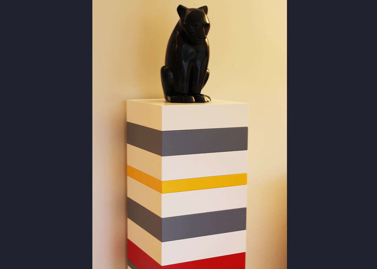 Socle pour sculpture sur mesure Mille-Pied pour un bronze animal